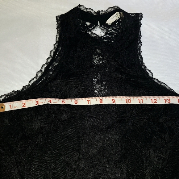 NAF NAF | Dresses | Naf Naf Paris Dark Croquette Girl In Lace Dark ...